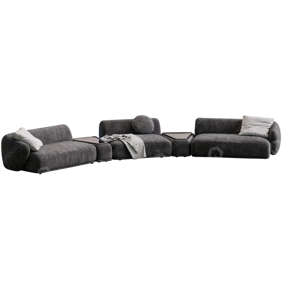 Sofa Meridiani Rene 3D model - GreatCatalog 22432