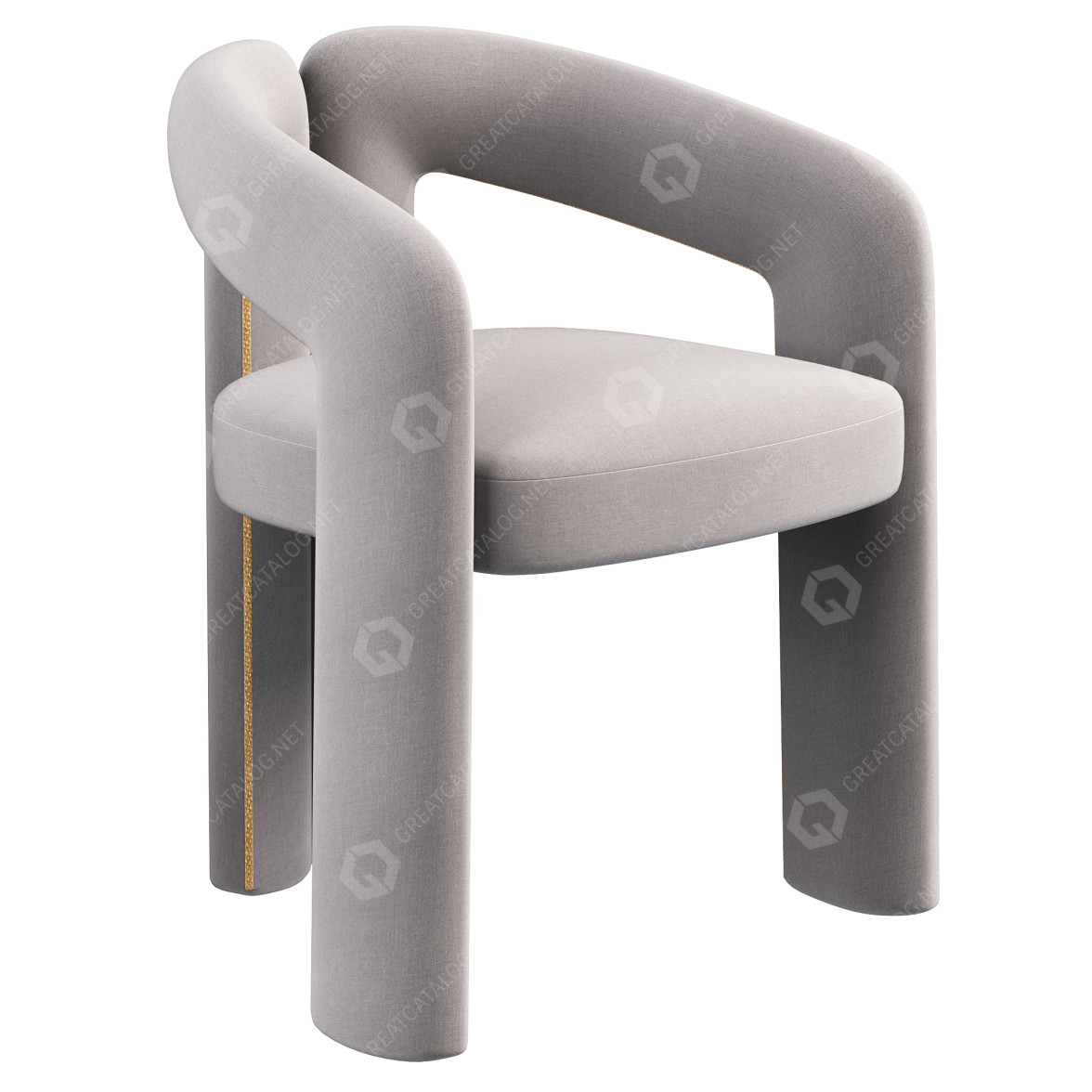 Chair Cassina Dudet by Patricia Urquiola 3D model - GreatCatalog 22550