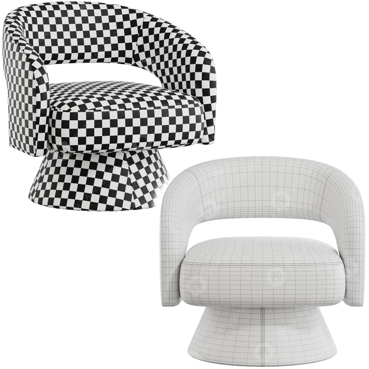 Armchair Aracelly by Brayden Studio 3D model - GreatCatalog 22879