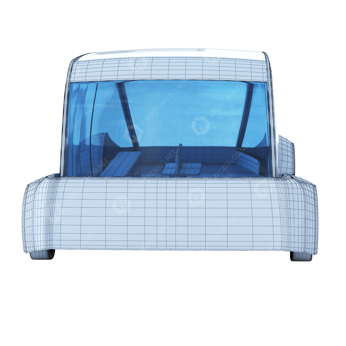 Modular Autonomous Electric Platform Tesla Pod 3D model - GreatCatalog ...