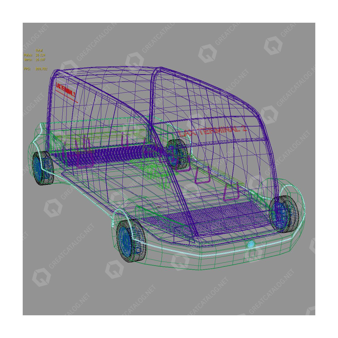 Modular Autonomous Electric Platform Tesla Pod 3D model - GreatCatalog ...