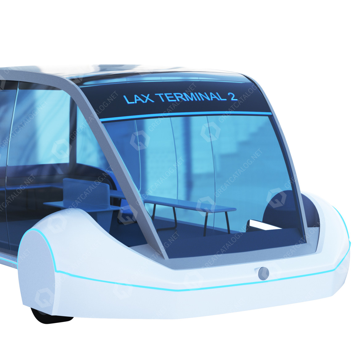 Modular Autonomous Electric Platform Tesla Pod 3D model - GreatCatalog ...