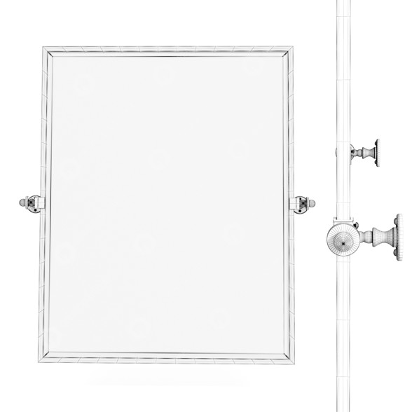 Mirror The Water Monopoly Rectangular Wall Mounted Tilting 3D model - GreatCatalog 24021