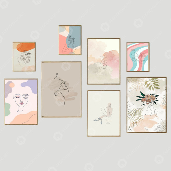 Pictures Frame Wall 35 3D model - GreatCatalog 24047