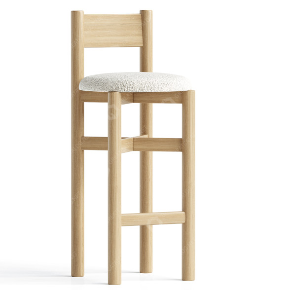 Bar Stool House of Leon Teddy Counter 3D model #24515 | GreatCatalog