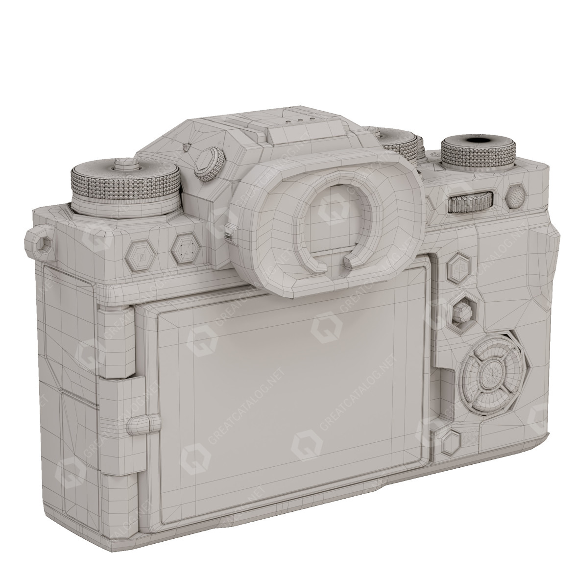 Camera Fujifilm X-T4 Mirrorless Body 3D model