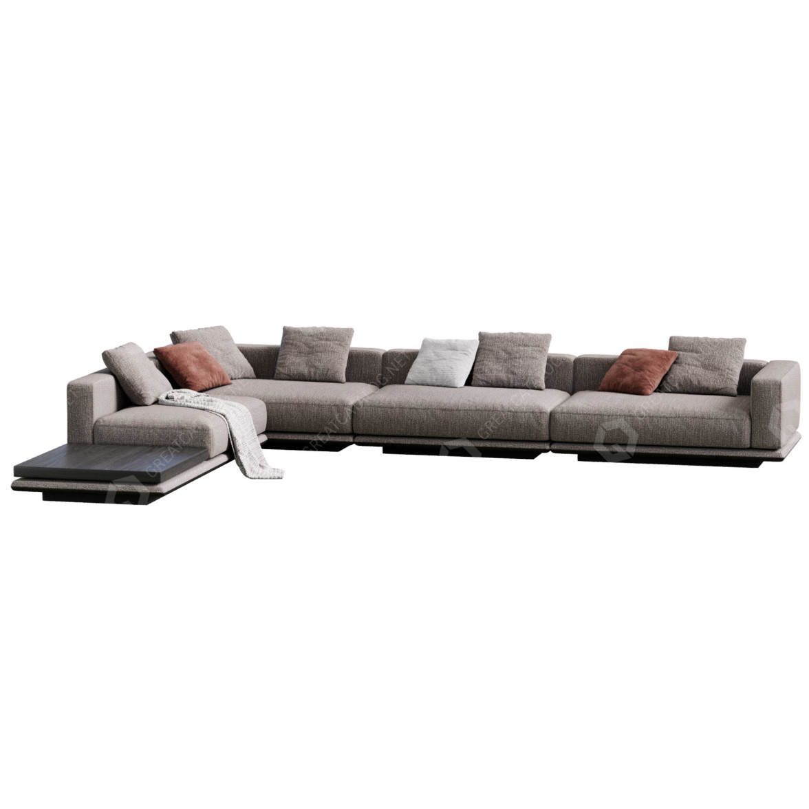 Sofa Minotti Horizonte 3D model - GreatCatalog 24652