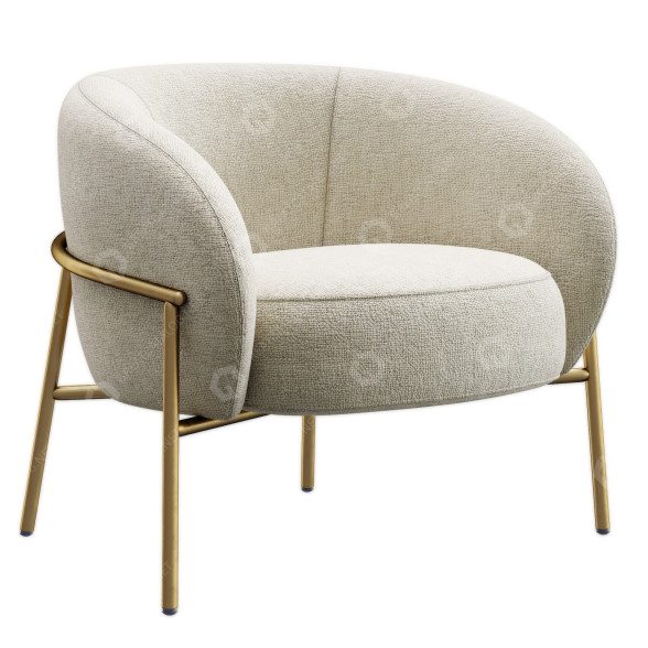 Armchair Parla Design Rimo 3D model - GreatCatalog 24656