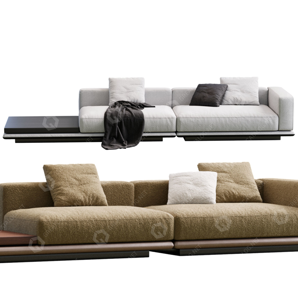 Sofa Minotti Horizonte 3D model - GreatCatalog 24783