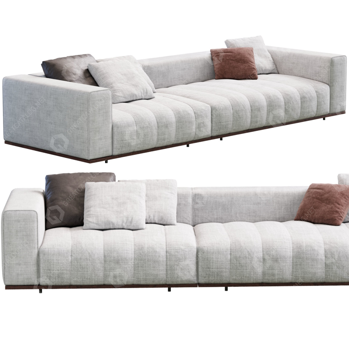 Sofa Minotti Goodman 3D model - GreatCatalog 24932