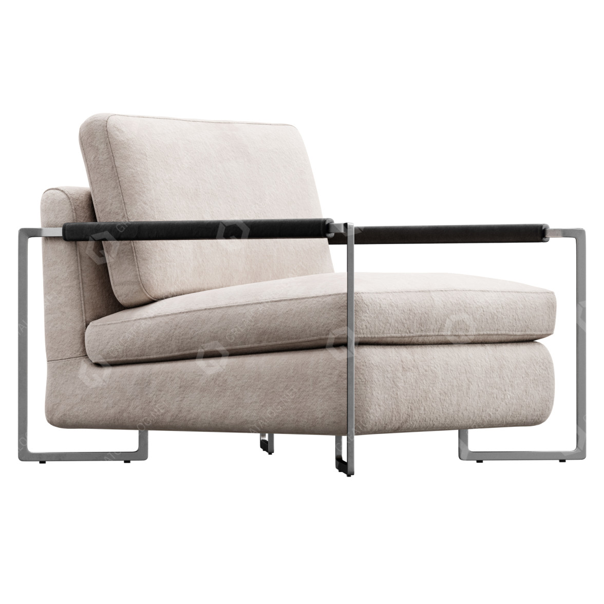 Armchair Saba No Logo Light 3D model - GreatCatalog 24939