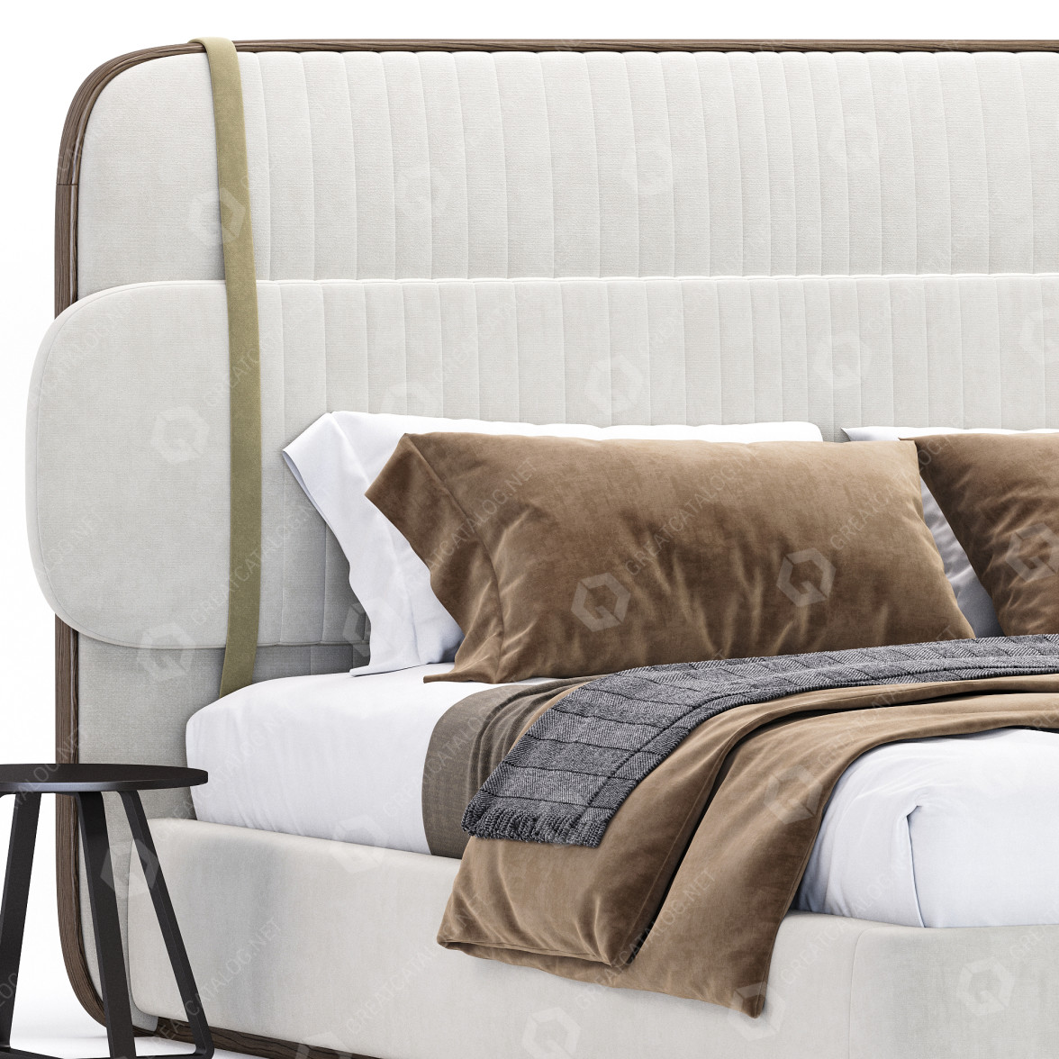 Bed Mezzo Collection Scott 3D model - GreatCatalog 25082