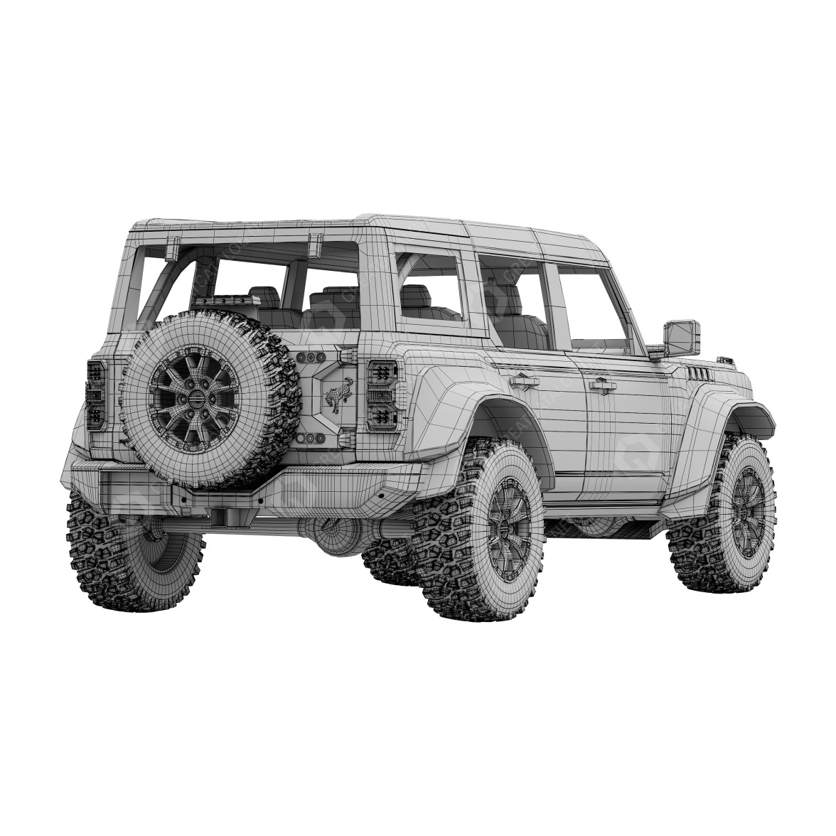 Car Ford Bronco Raptor 3D model - GreatCatalog 25318