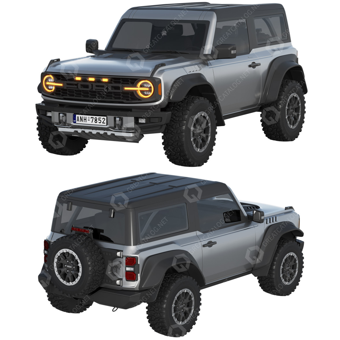Car Ford Bronco Raptor 2 Door 3D model・Download 3D models