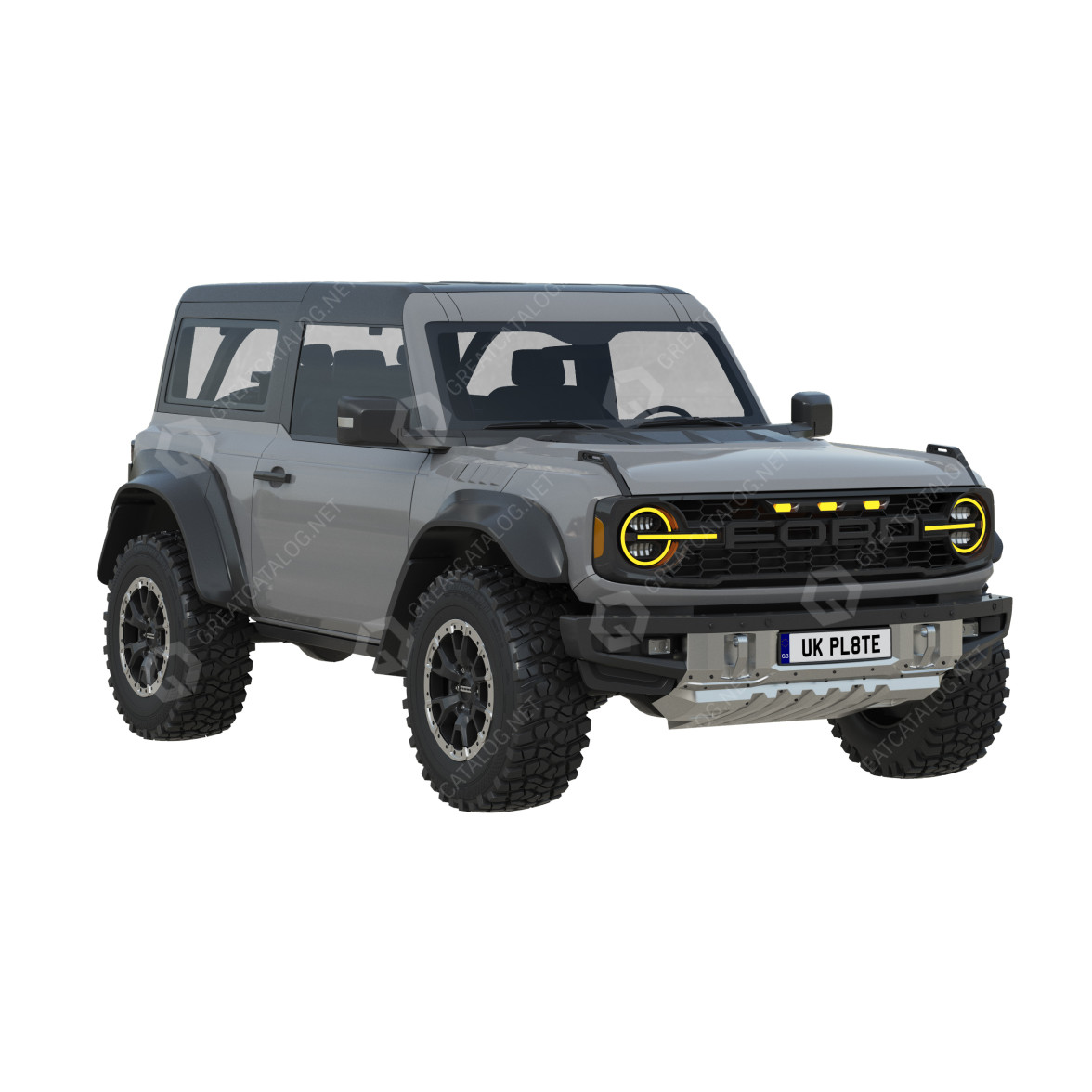 Car Ford Bronco Raptor 2 Door 3D model - GreatCatalog 25321