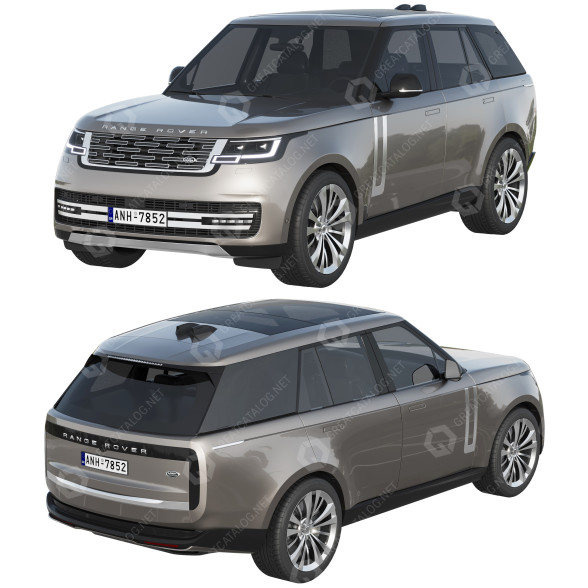 Car Land Rover Range Rover 3D model - GreatCatalog 25403