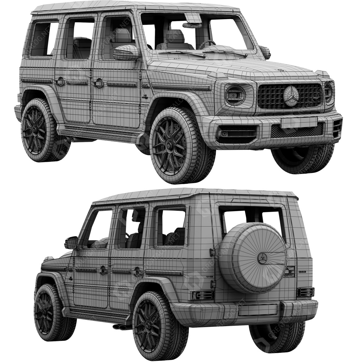 Car Mercedes-Benz AMG G63 3D model - GreatCatalog 25516