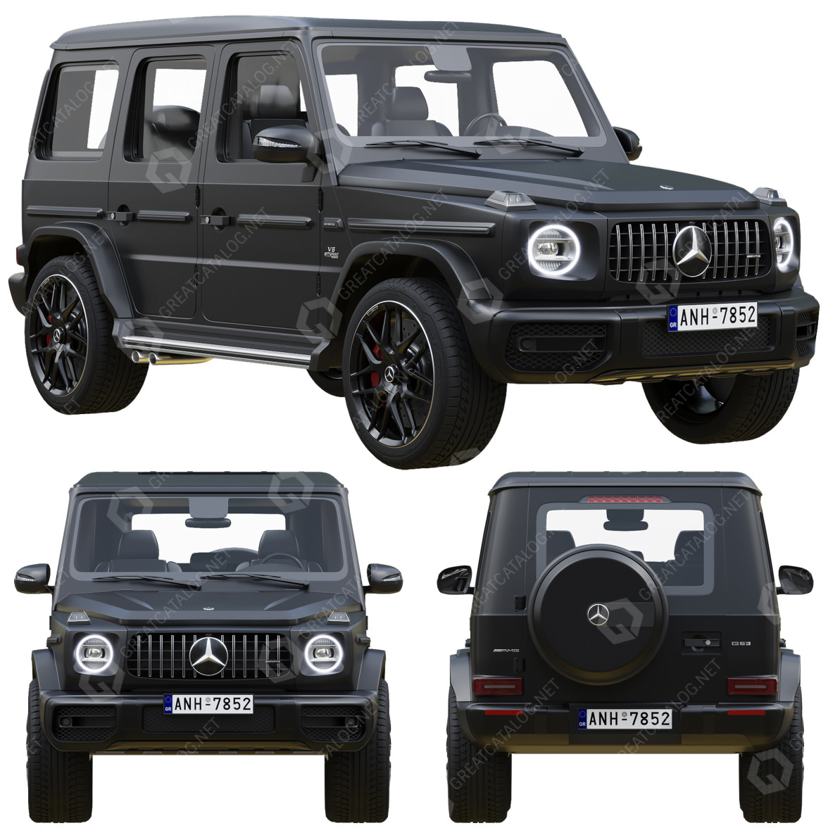 Car Mercedes-Benz AMG G63 3D model - GreatCatalog 25516
