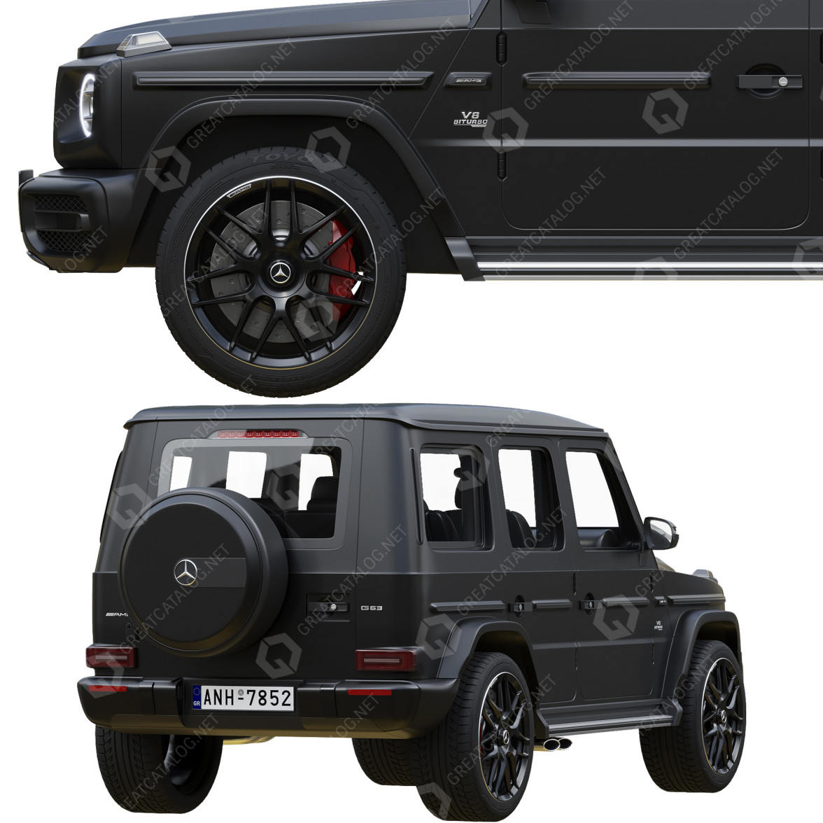 Car Mercedes-Benz AMG G63 3D model - GreatCatalog 25516