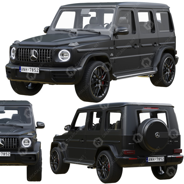 Car Mercedes-Benz AMG G63 3D model - GreatCatalog 25516