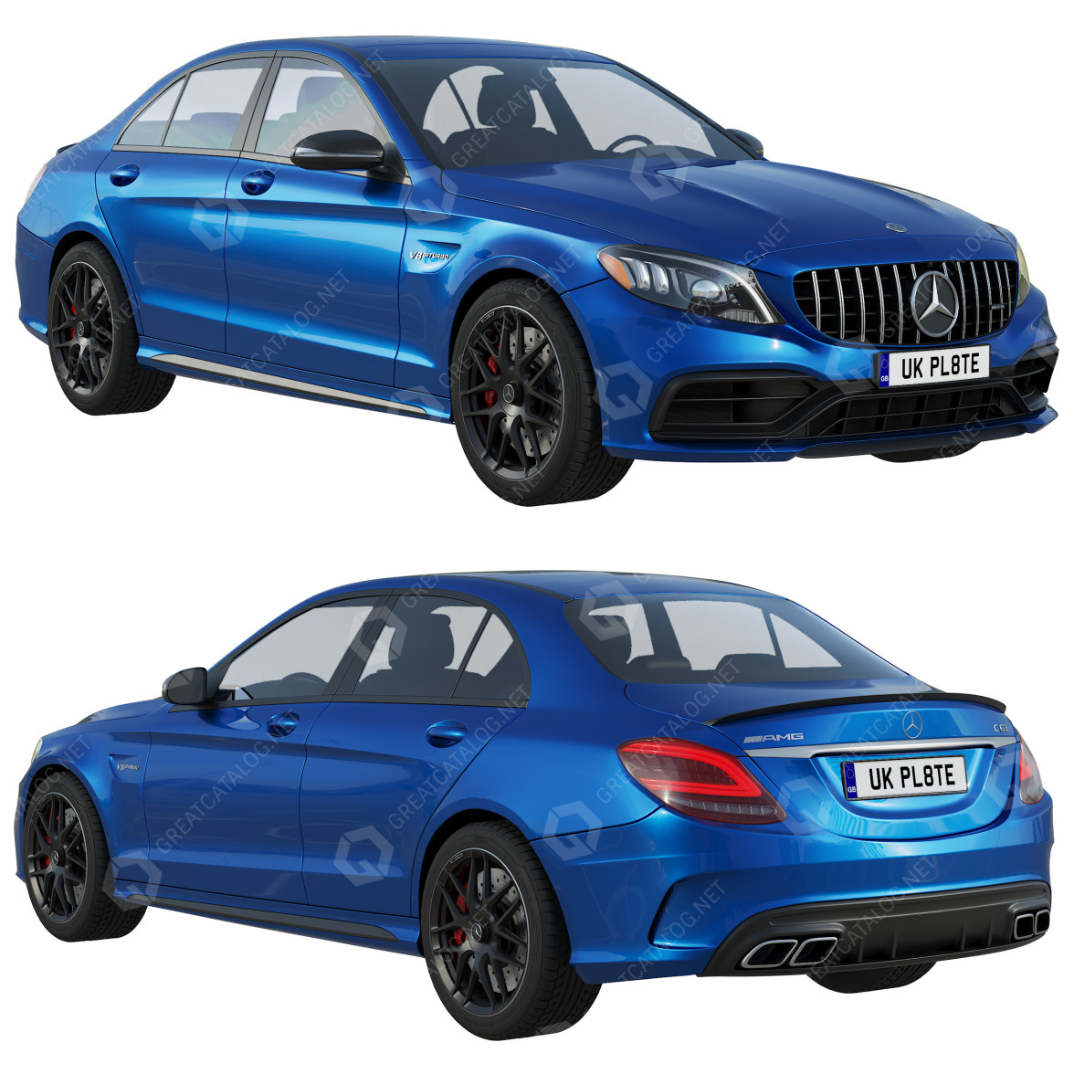 Car Mercedes-Benz C63 3D model #25519 | GreatCatalog