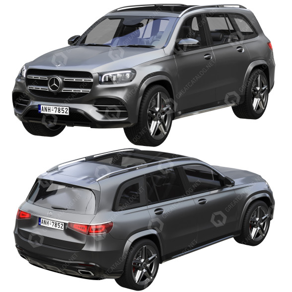 Car Mercedes-Benz GLS 3D model - GreatCatalog 25588