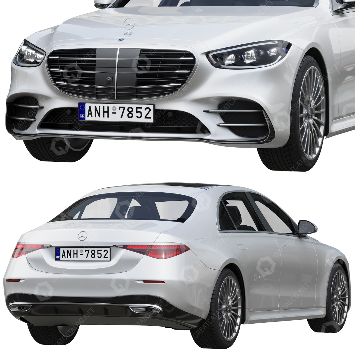Car Mercedes-Benz S-Class W223 3D model #25592 | GreatCatalog
