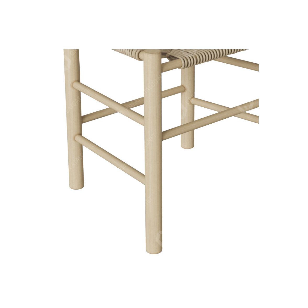 Chair Fredericia Mogensen J39 3D model - GreatCatalog 25652