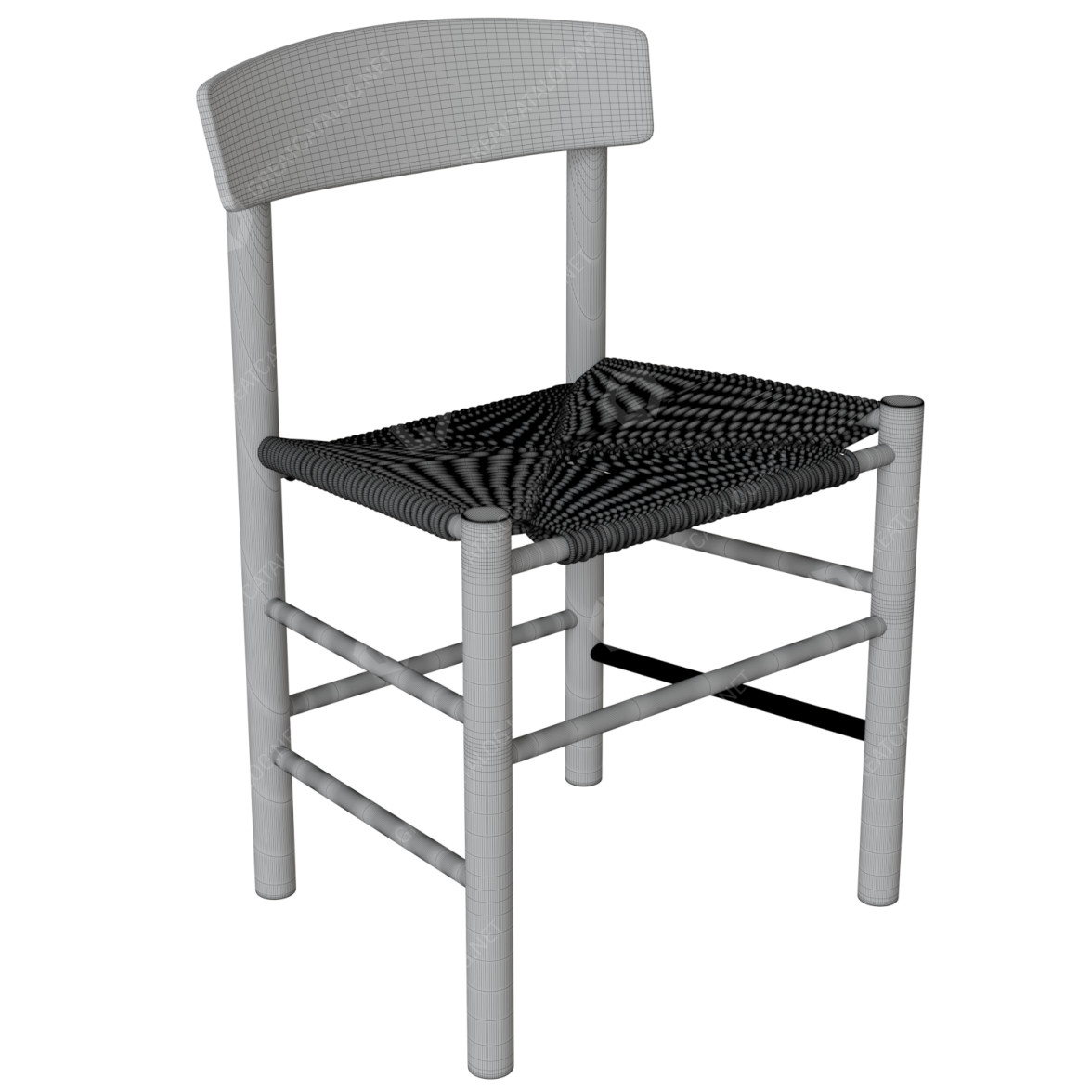 Chair Fredericia Mogensen J39 3D model - GreatCatalog 25652