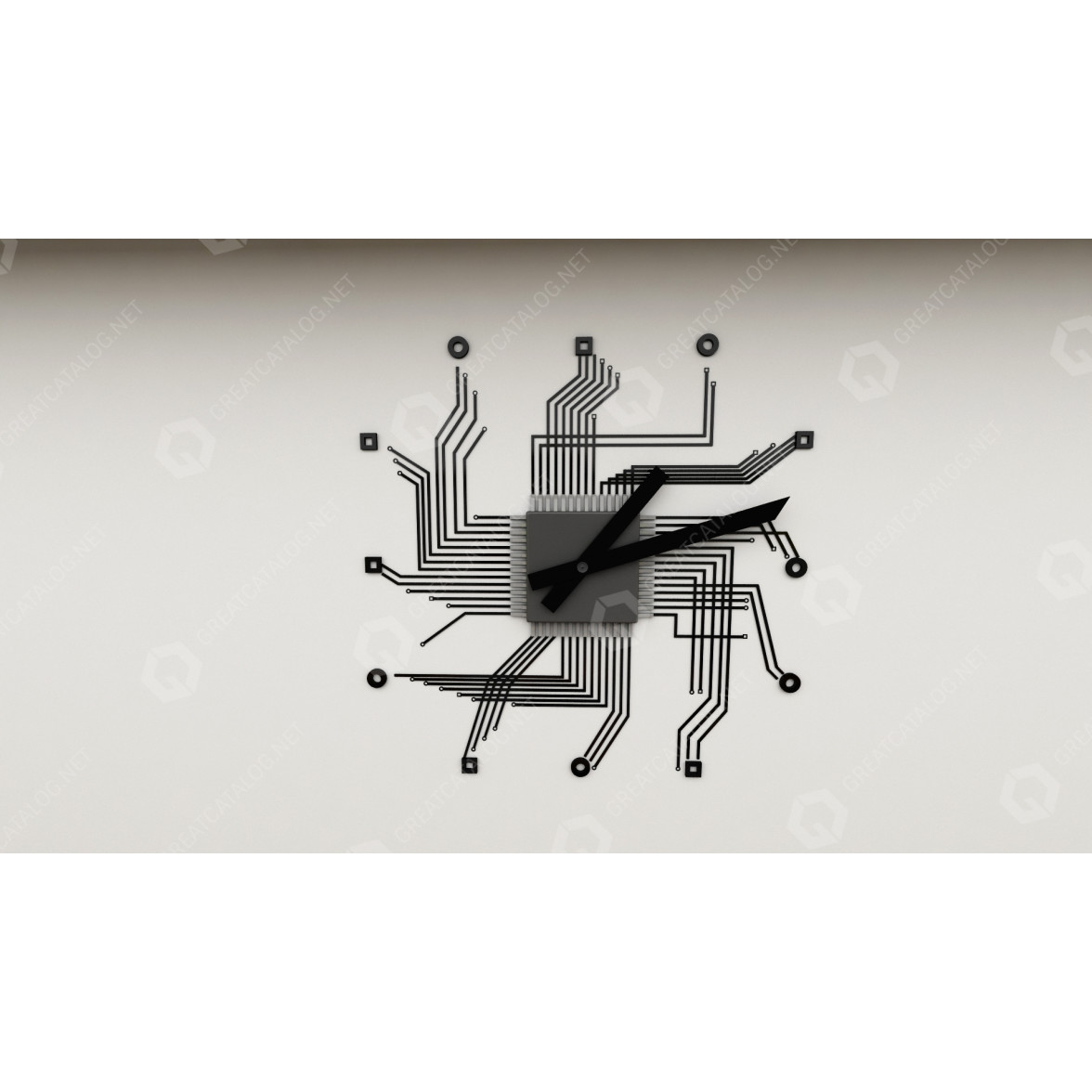 Clock IC 3D model・Download 3D models・Great Catalog - GreatCatalog 25860