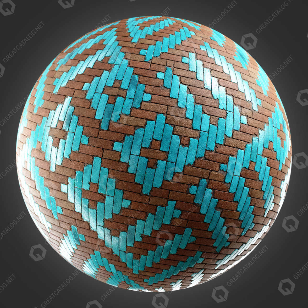 Bricks 4K Materials V2-7 3D model - GreatCatalog 25992