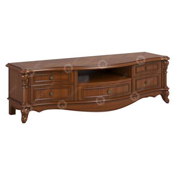 TV Stand Carpenter Wall Unit B 2612200 230-1 Brown 3D model ...