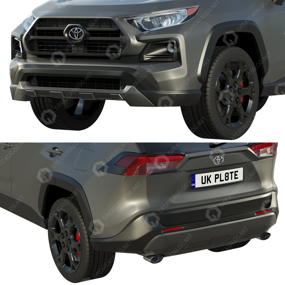 Car Toyota RAV4 TRD 3D model - GreatCatalog 26092