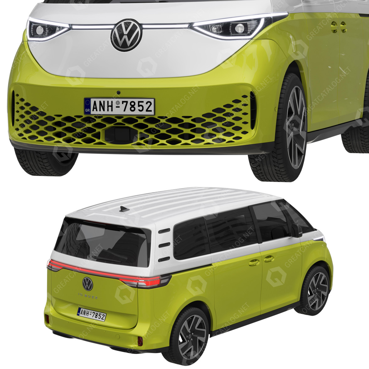 Car Volkswagen ID Buzz 3D model - GreatCatalog 26130