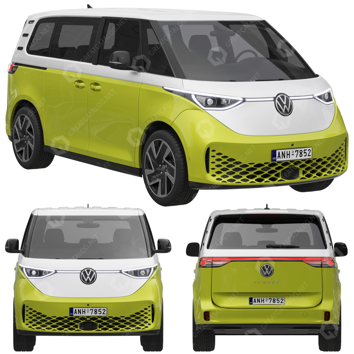 Car Volkswagen ID Buzz 3D model - GreatCatalog 26130