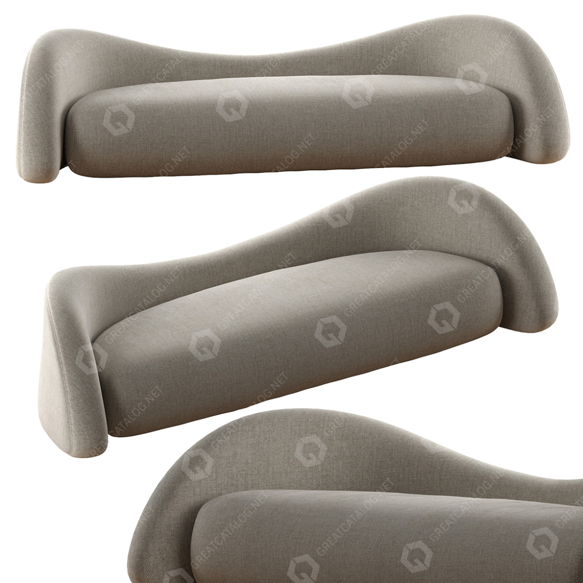 Sofa Raphael Navot Moon 3D model - GreatCatalog 26148