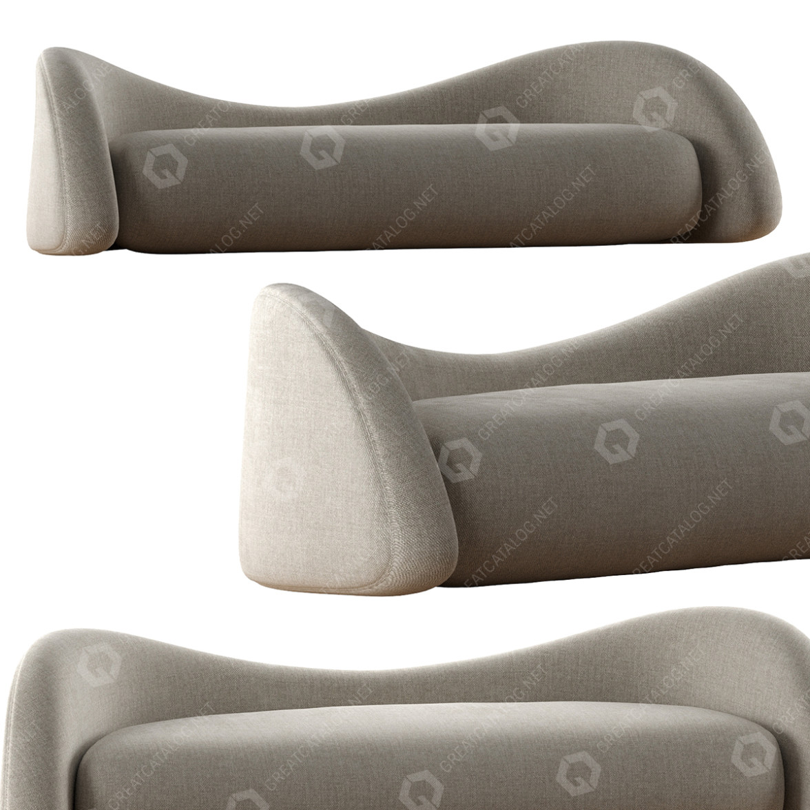 Sofa Raphael Navot Moon 3D model - GreatCatalog 26148