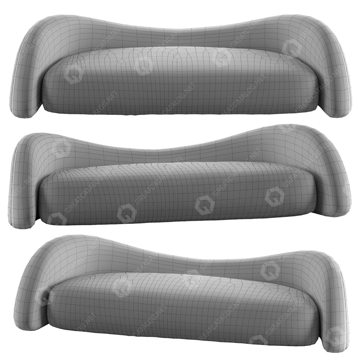 Sofa Raphael Navot Moon 3D model - GreatCatalog 26148