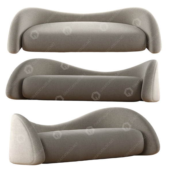 Sofa Raphael Navot Moon 3D model - GreatCatalog 26148