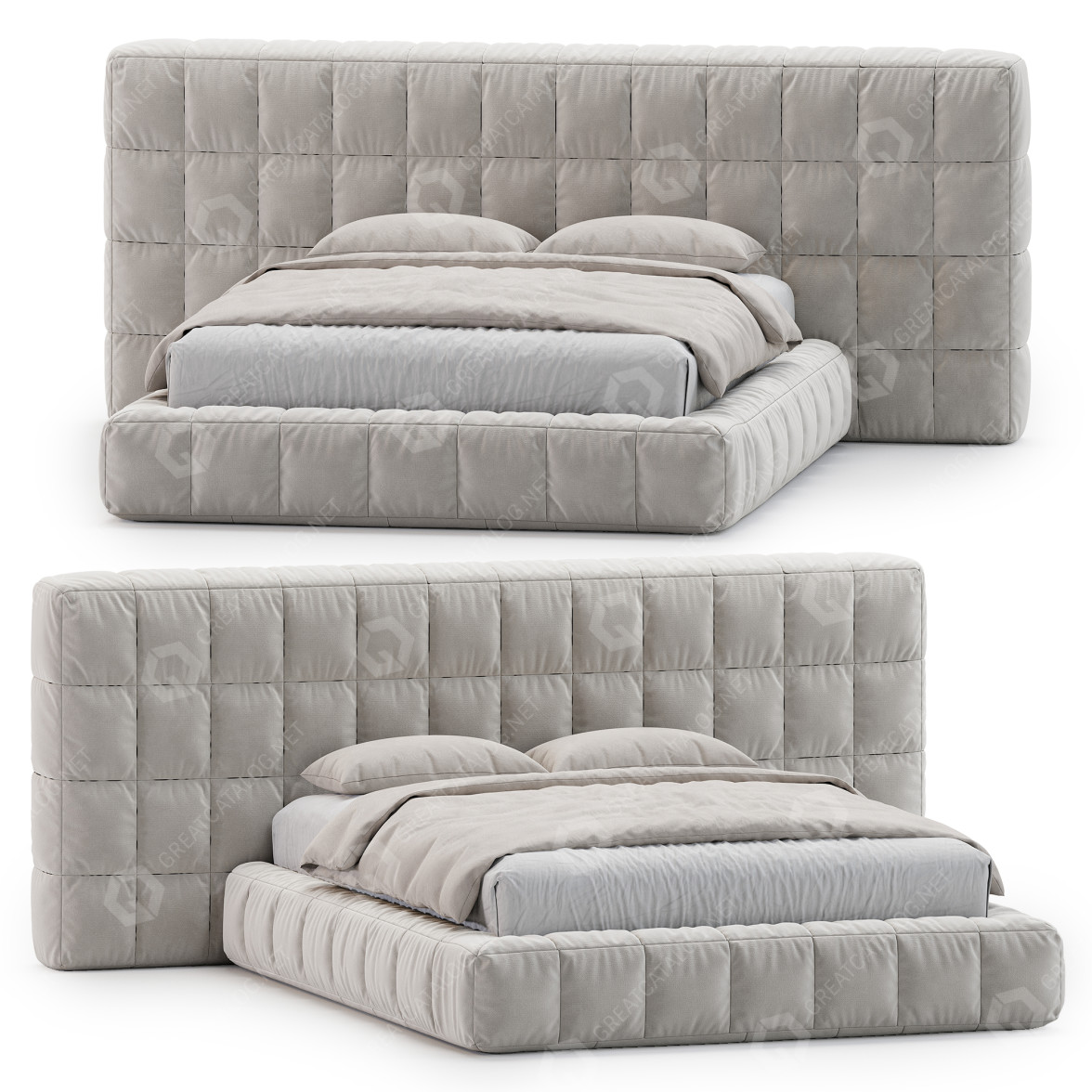 Bed Valentini Terence XL 3D model - GreatCatalog 26225
