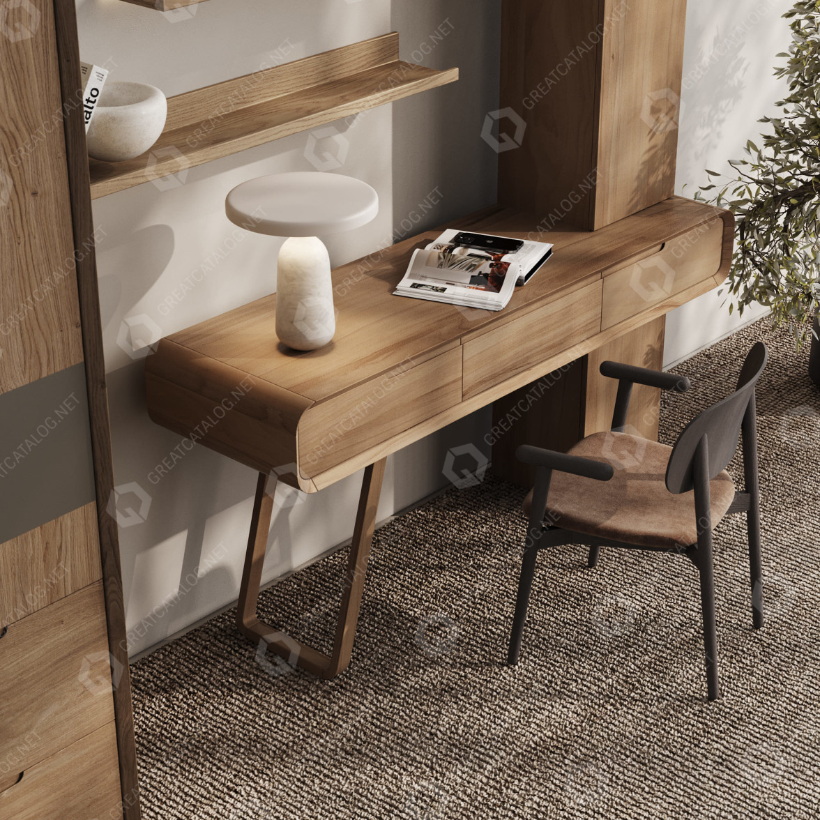 Dressing Table Roman Amanda 3D model - GreatCatalog 26278