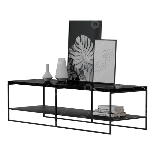 Console Table and Decor Minotti Calder 3D model - GreatCatalog 26418
