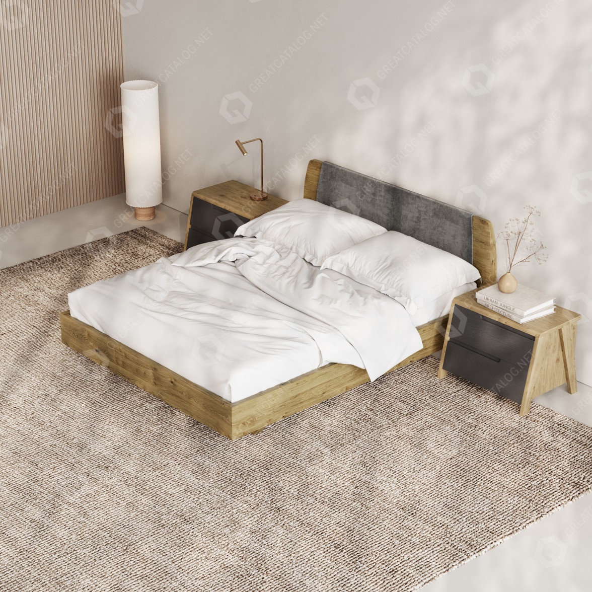 Bed Roman Elis 3D model・Download 3D models・Great Catalog - GreatCatalog ...