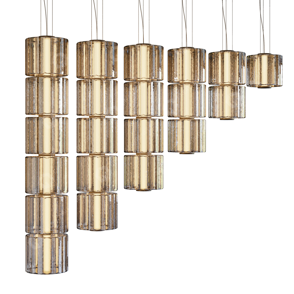 Pendant Lamps ANDlight Column Vertical Series 3D model - GreatCatalog 26446