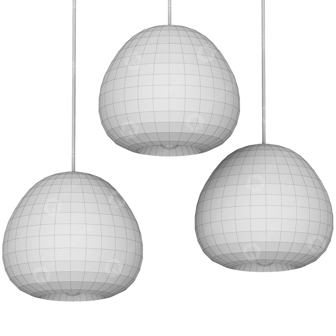 Pendant Lamp Void Light 3D model - GreatCatalog 26727