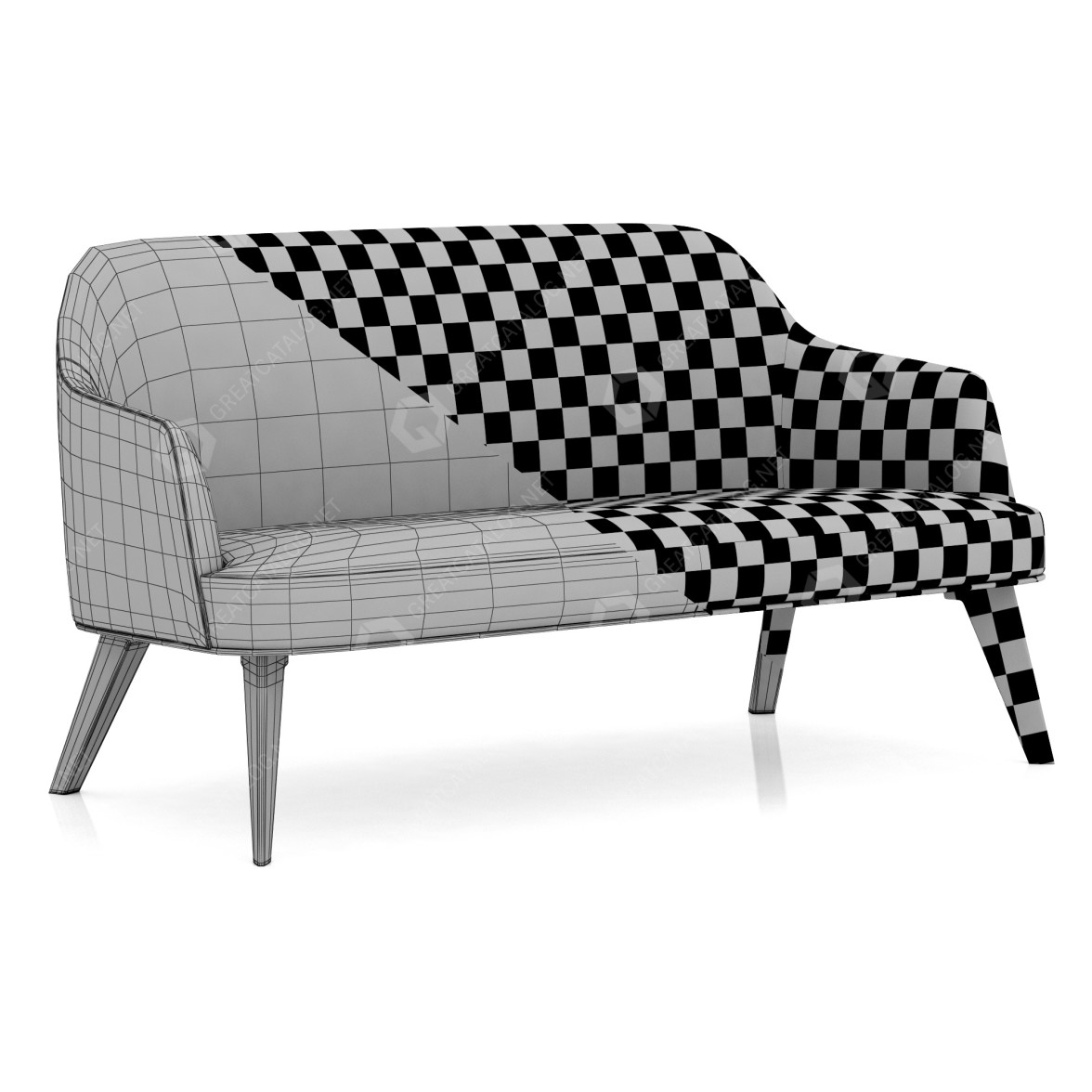Sofa Poliform Jane 3D model・Download 3D models・Great Catalog - GreatCatalog 26825