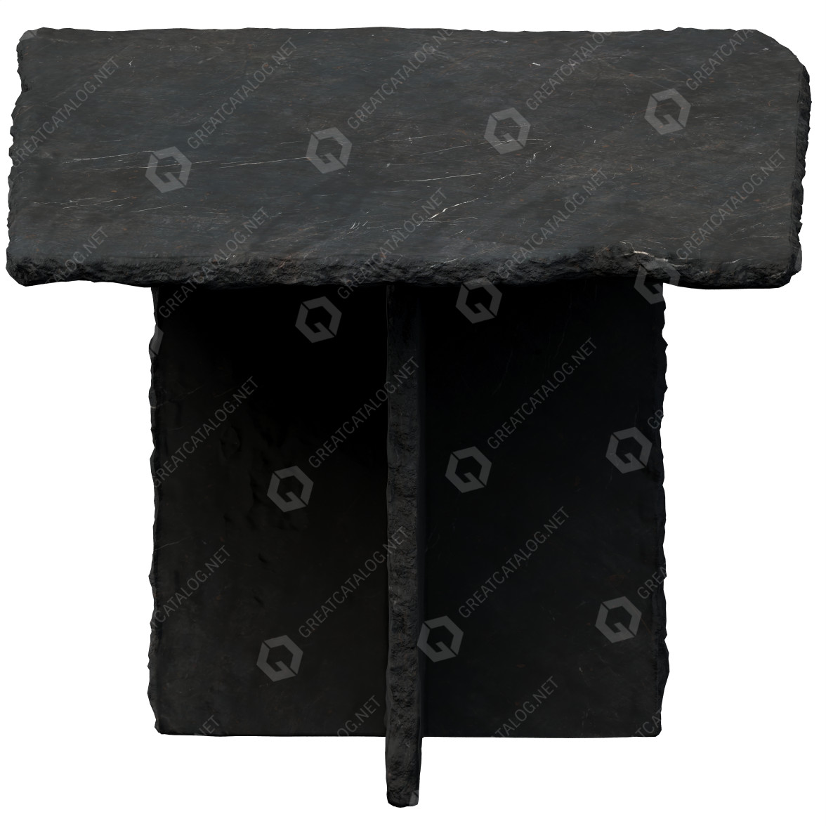 Table Primitive Slate Square Last 3D model - GreatCatalog 26964