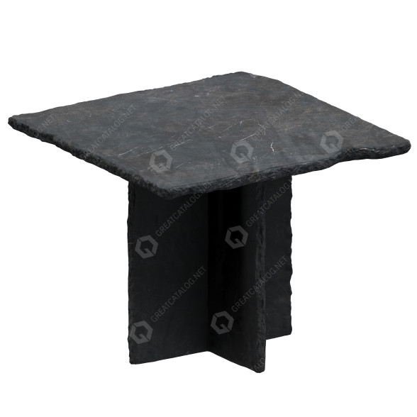 Table Primitive Slate Square Last 3D model - GreatCatalog 26964