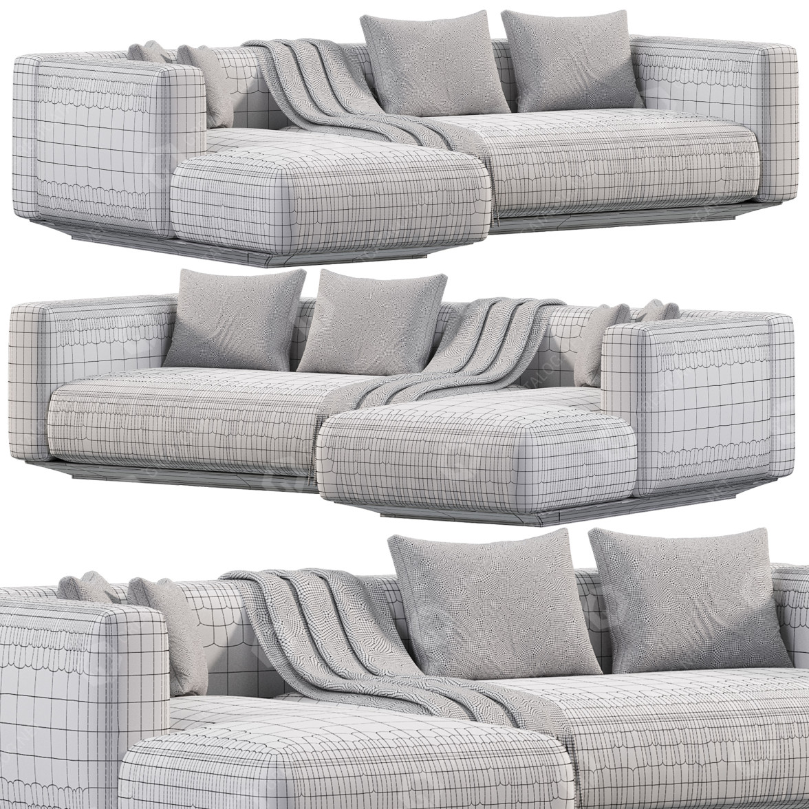 Sofa Flexform Grandemare 3D model - GreatCatalog 27033