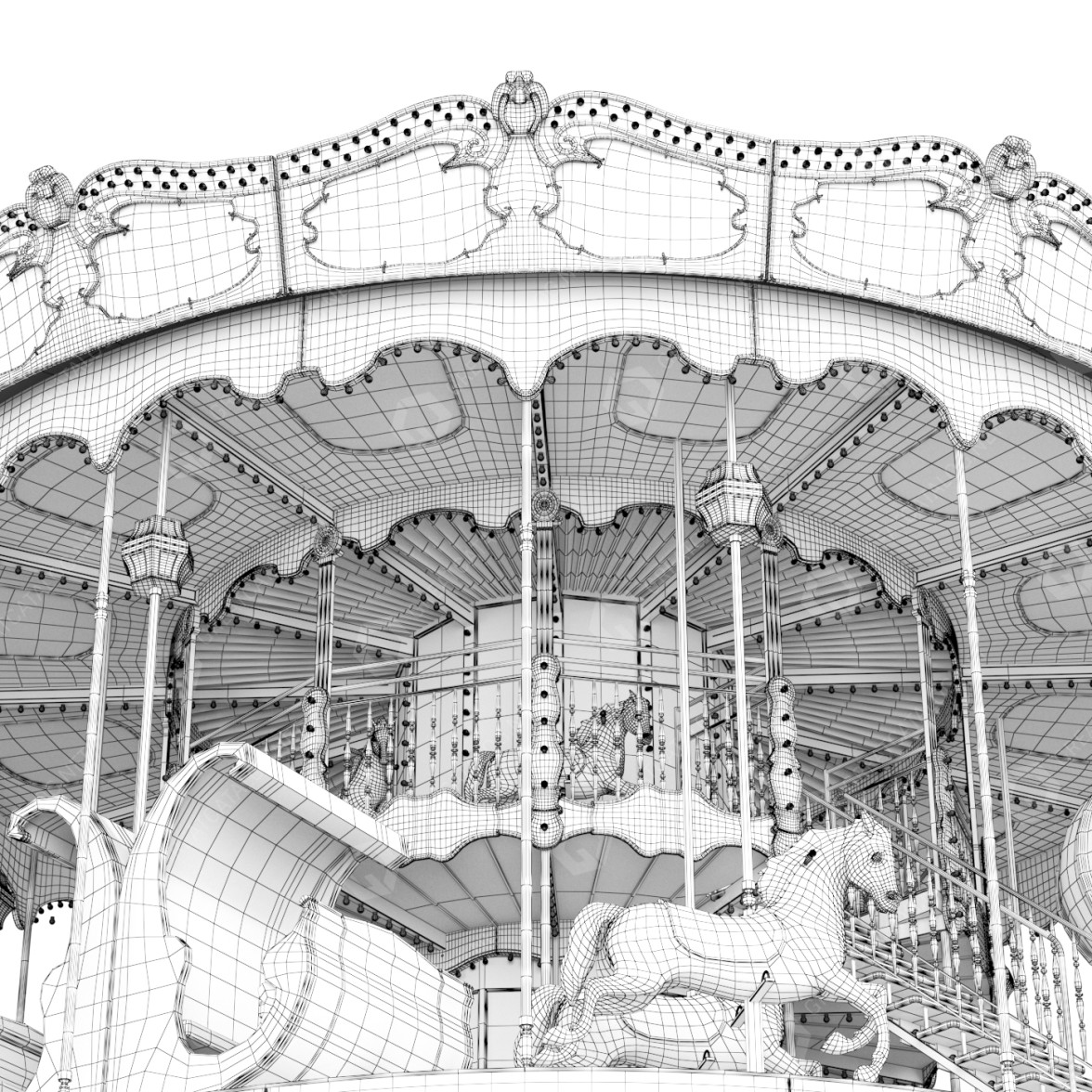 Carousel Two-level 3D model・Download 3D models・Great Catalog - GreatCatalog 27162